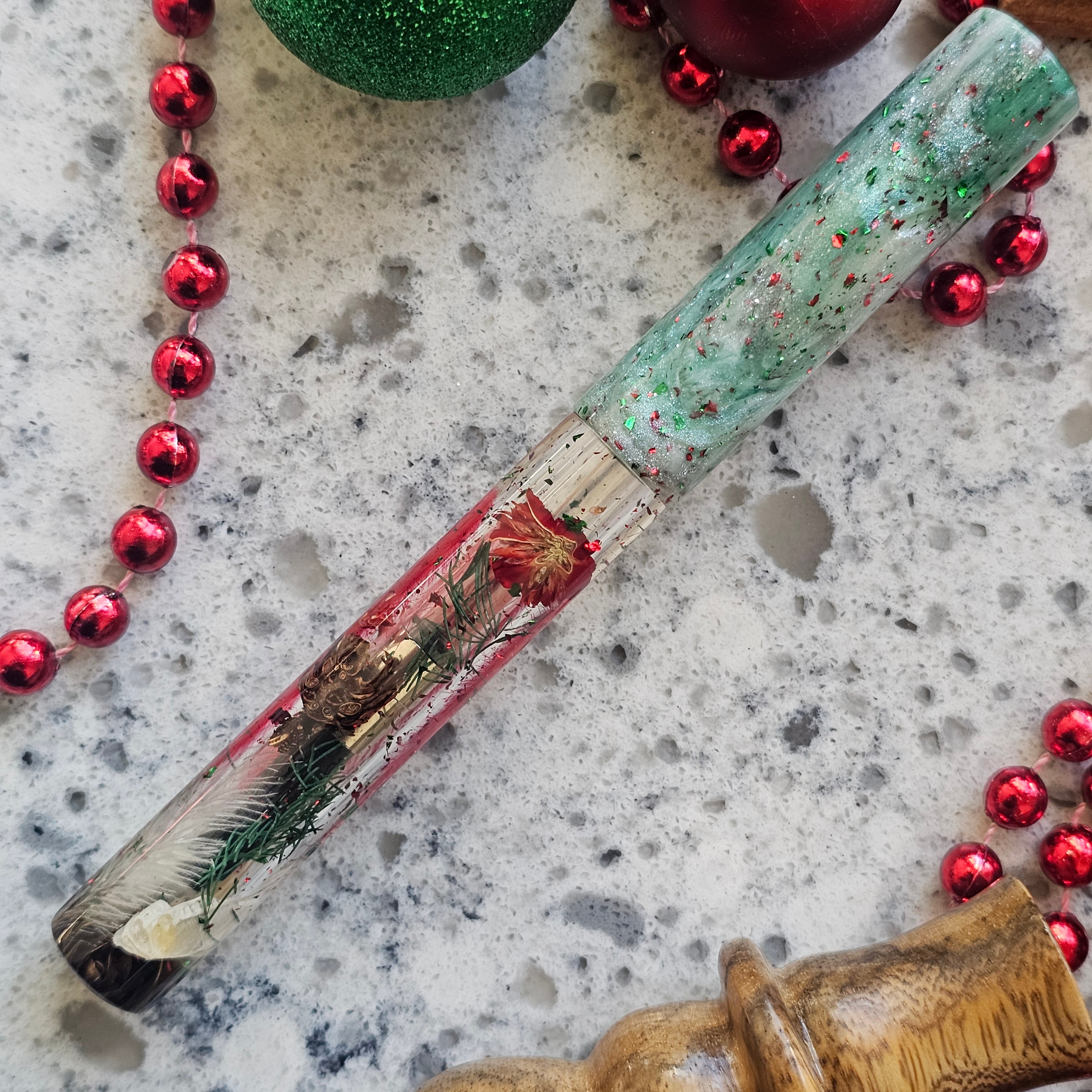 Wintergreen Blossom 3 Floral Fountain Pen – Papa J Studio